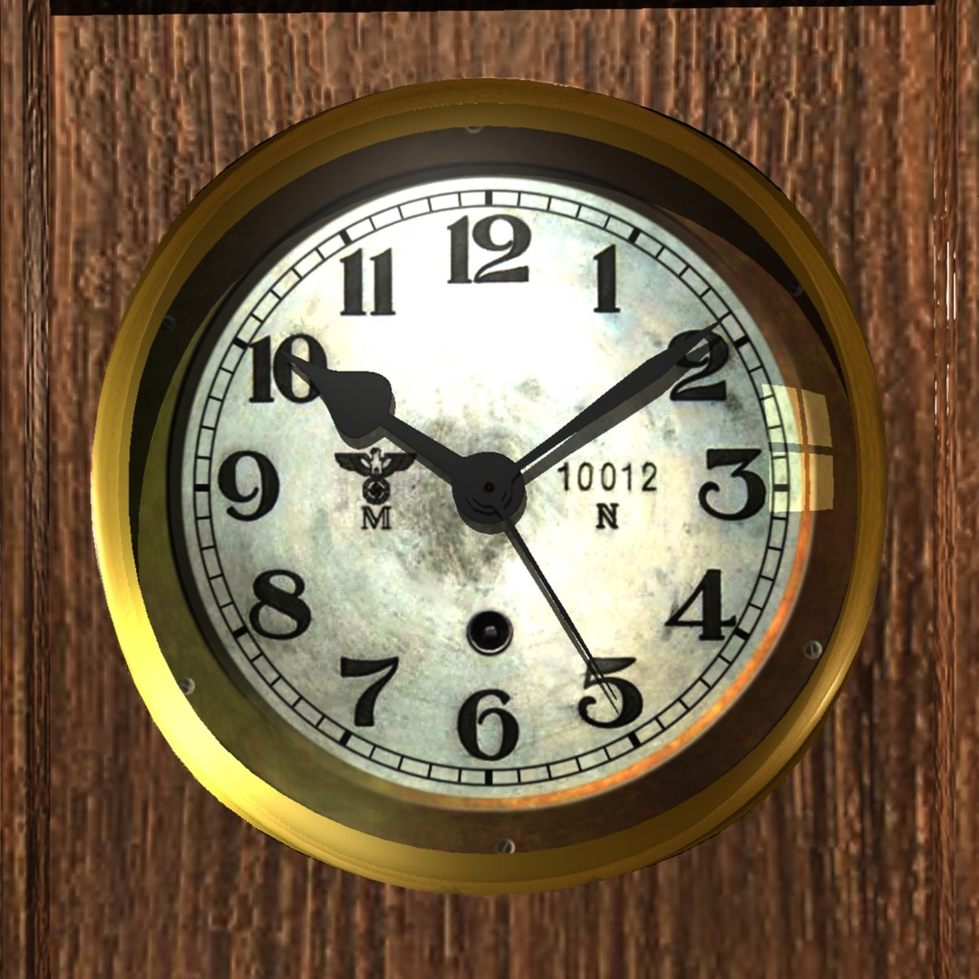 3d 3ds Old Clock