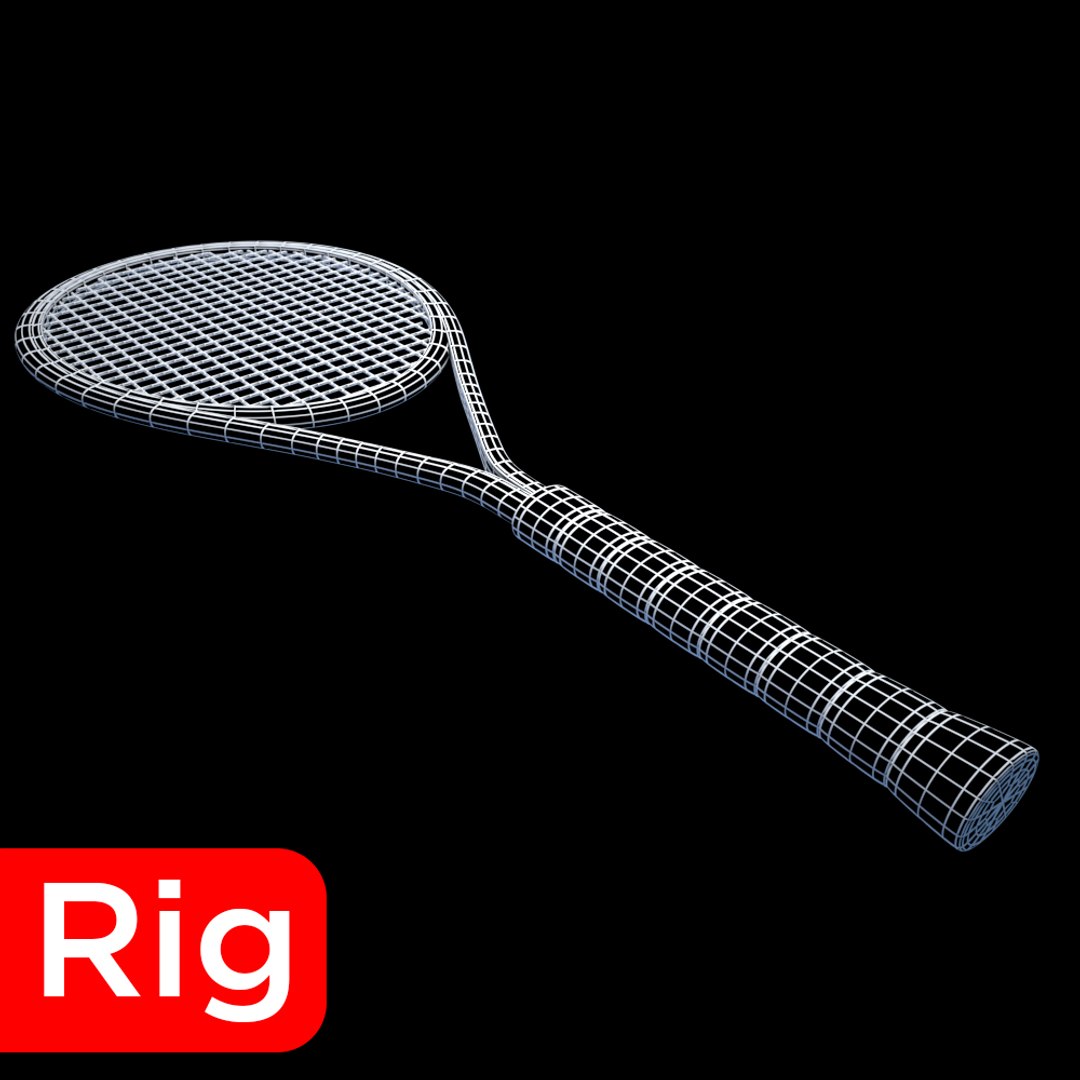 3D racket model - TurboSquid 1404536