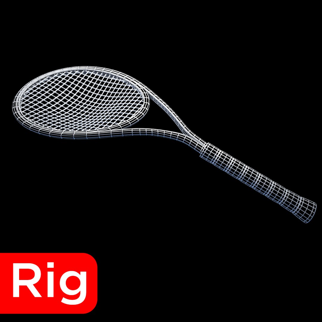 3D racket model - TurboSquid 1404536