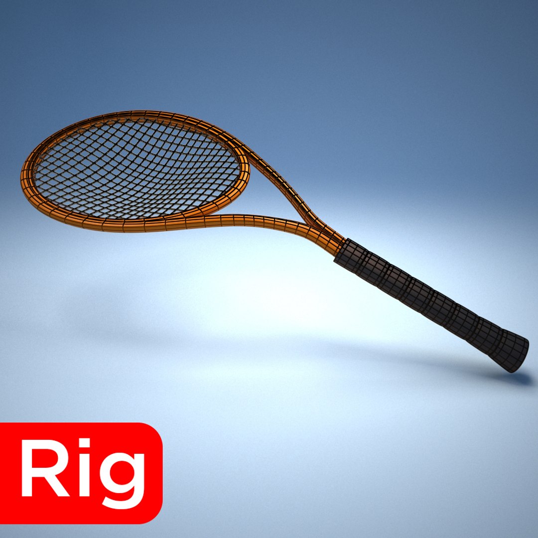 3D racket model - TurboSquid 1404536