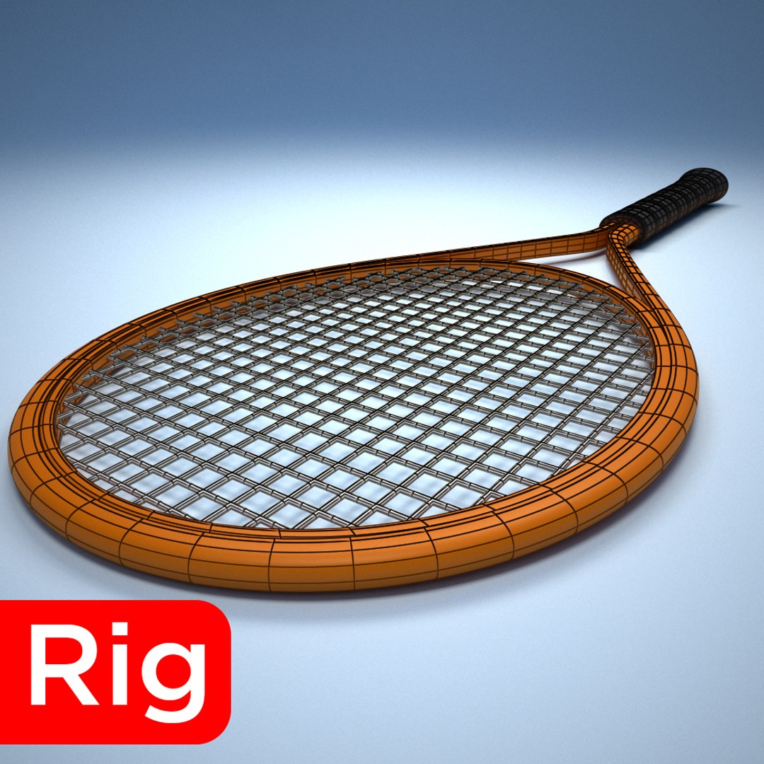3D racket model - TurboSquid 1404536