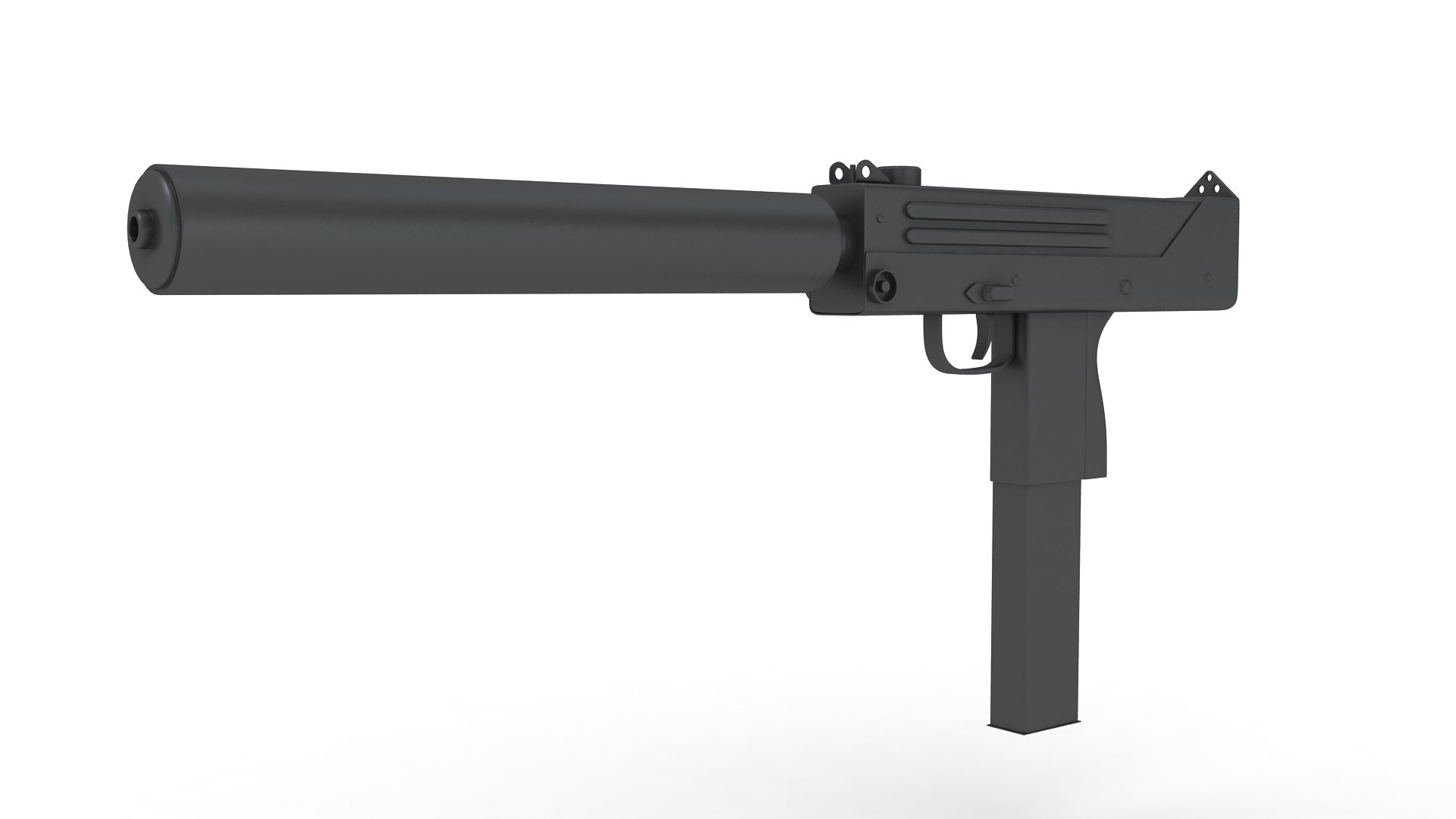 3D MAC-11 Machine Pistol - TurboSquid 2040205