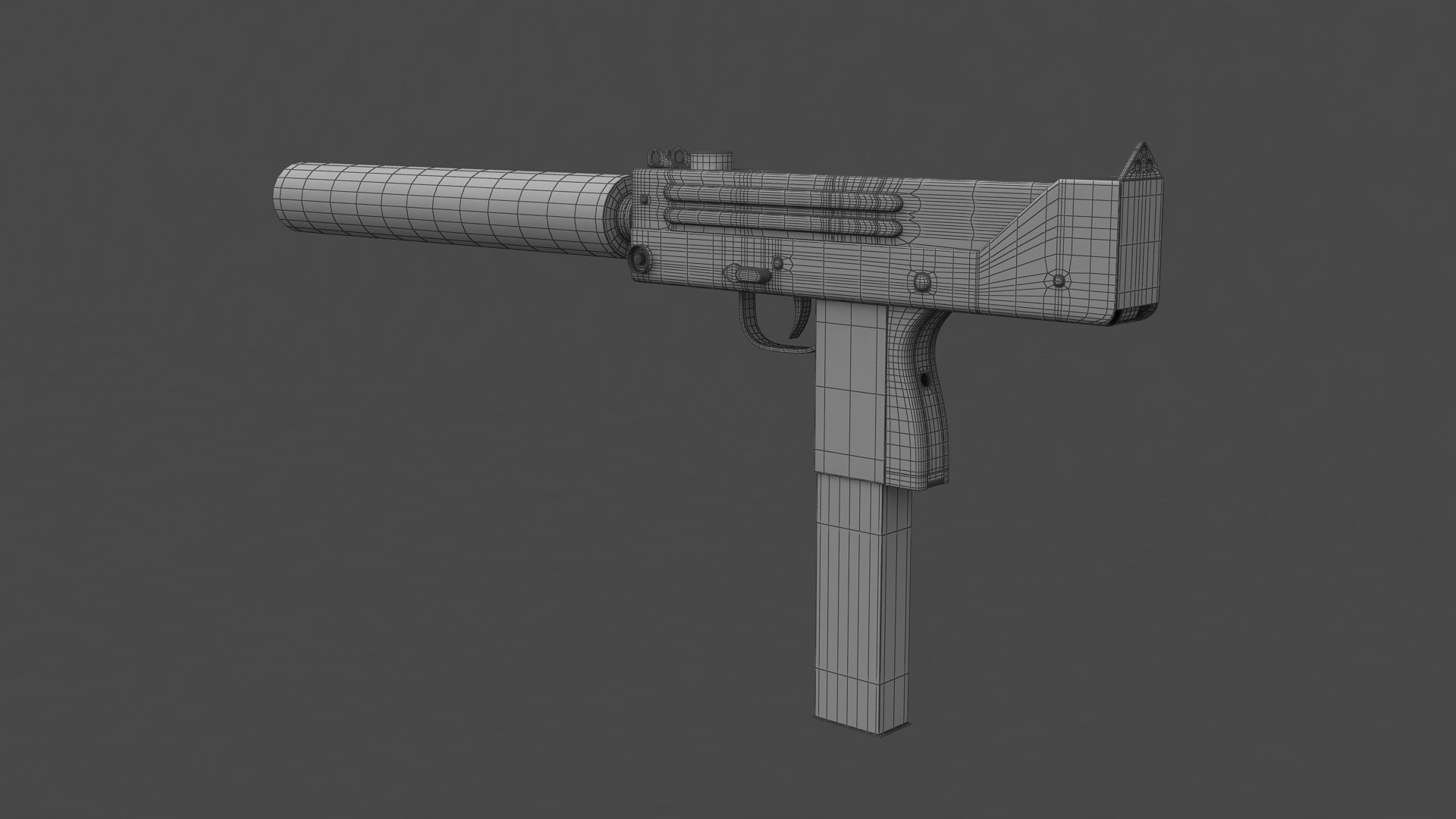 3D MAC-11 Machine Pistol - TurboSquid 2040205
