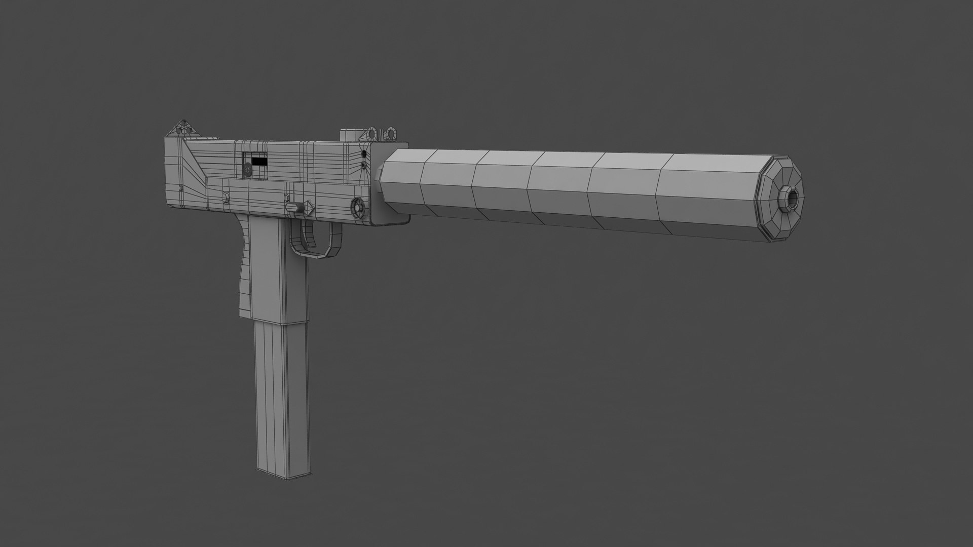 3D MAC-11 Machine Pistol - TurboSquid 2040205