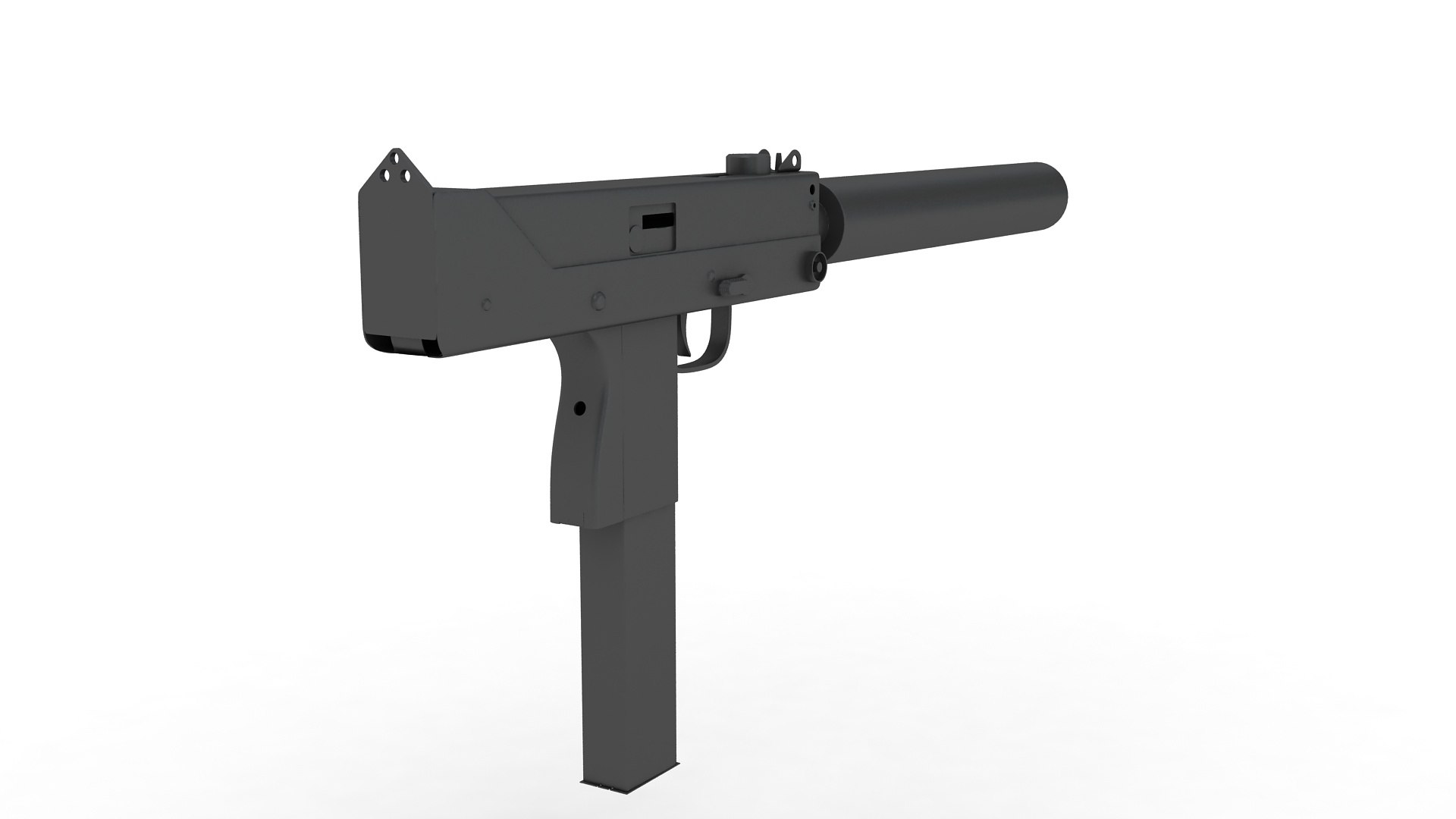 3D MAC-11 Machine Pistol - TurboSquid 2040205
