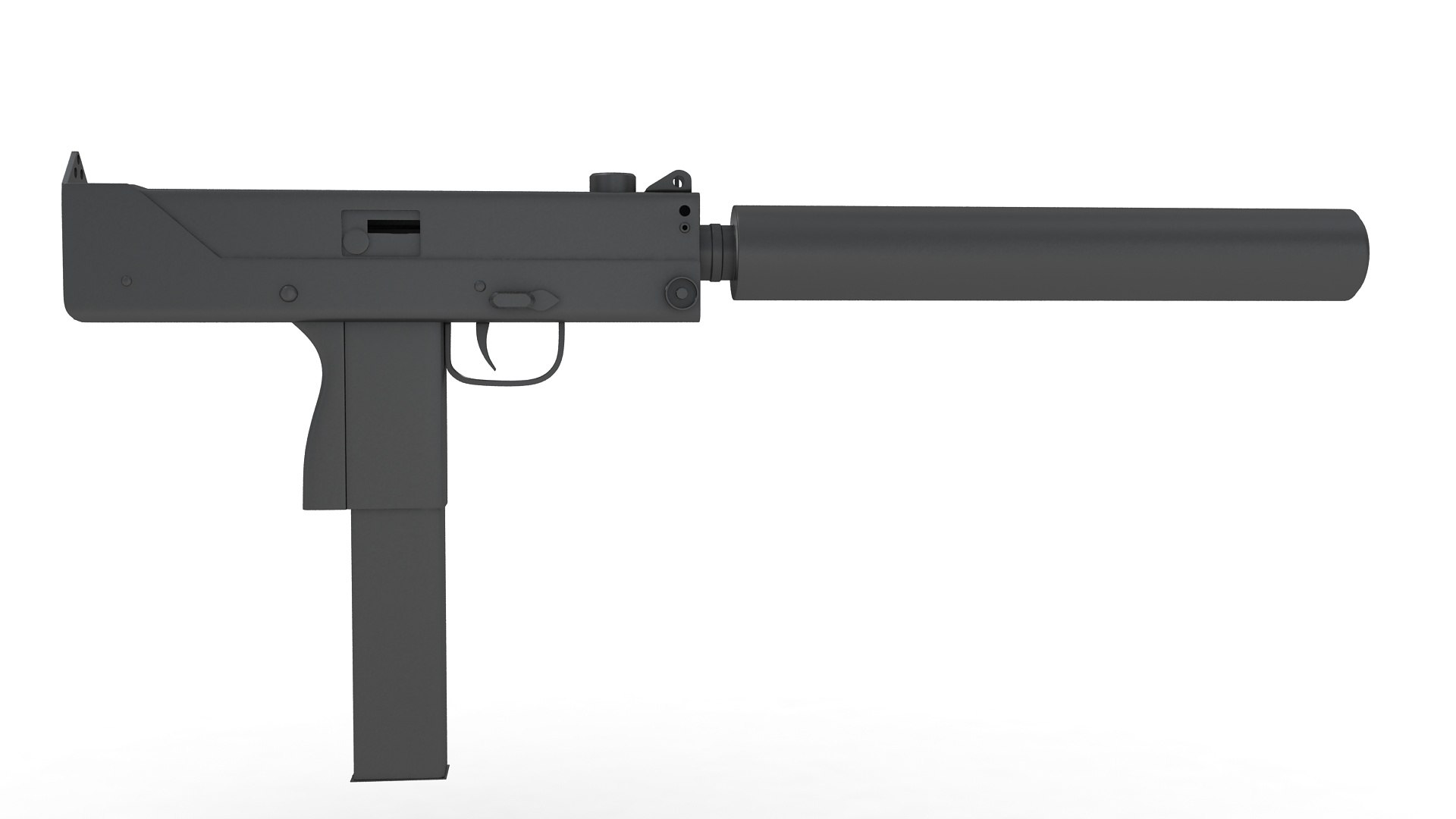 3D MAC-11 Machine Pistol - TurboSquid 2040205