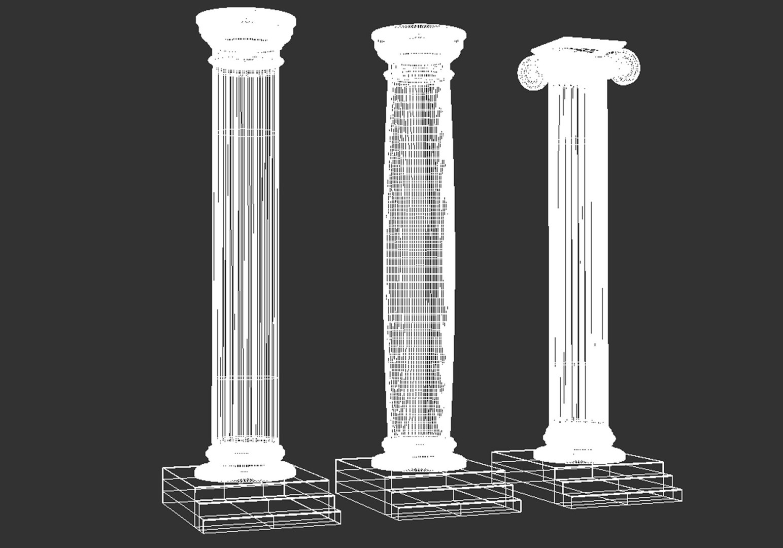 Antique Column 3D Model - TurboSquid 1983747