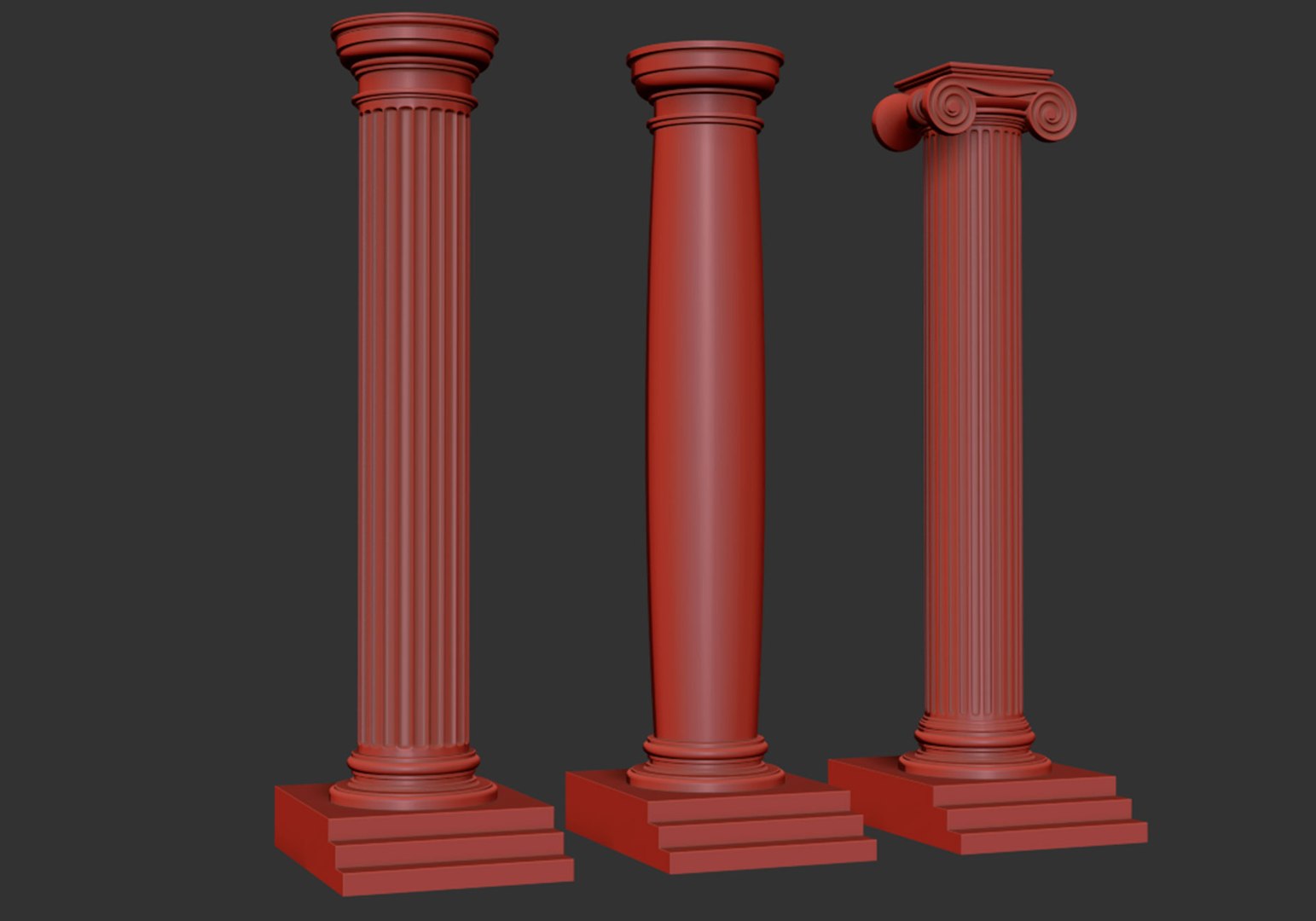 Antique Column 3D Model - TurboSquid 1983747