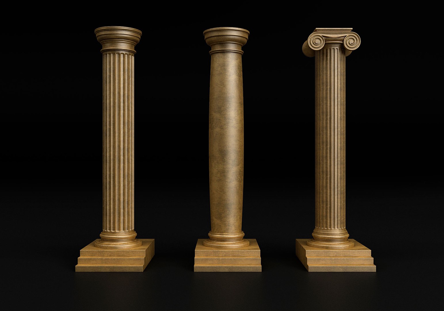 Antique Column 3D Model - TurboSquid 1983747