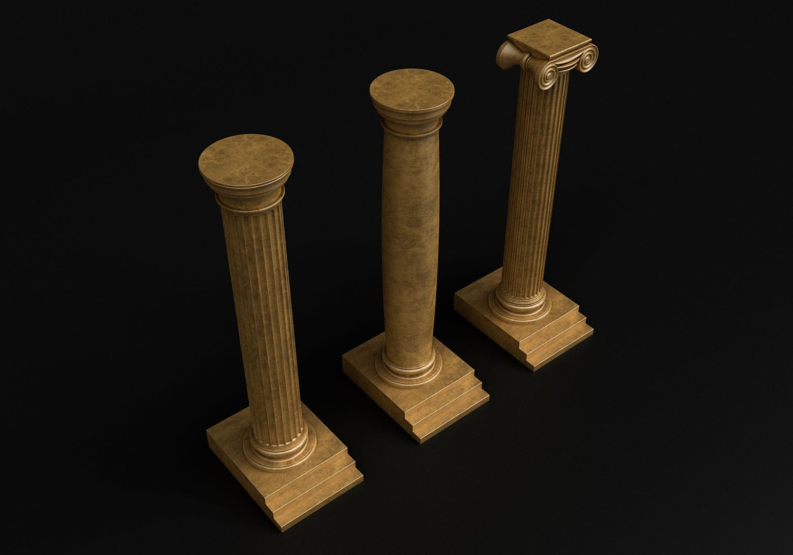 Antique Column 3D Model - TurboSquid 1983747