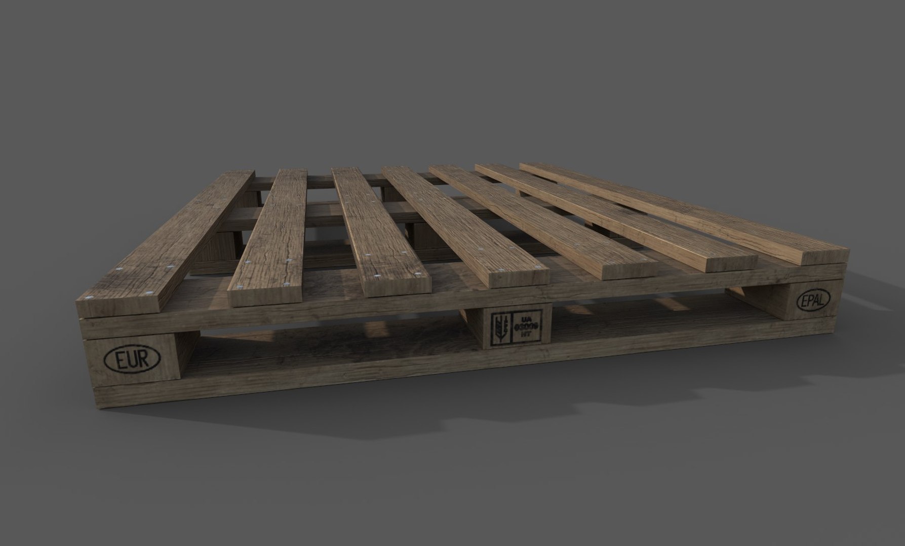 Wooden Pallet 3D model - TurboSquid 2179363