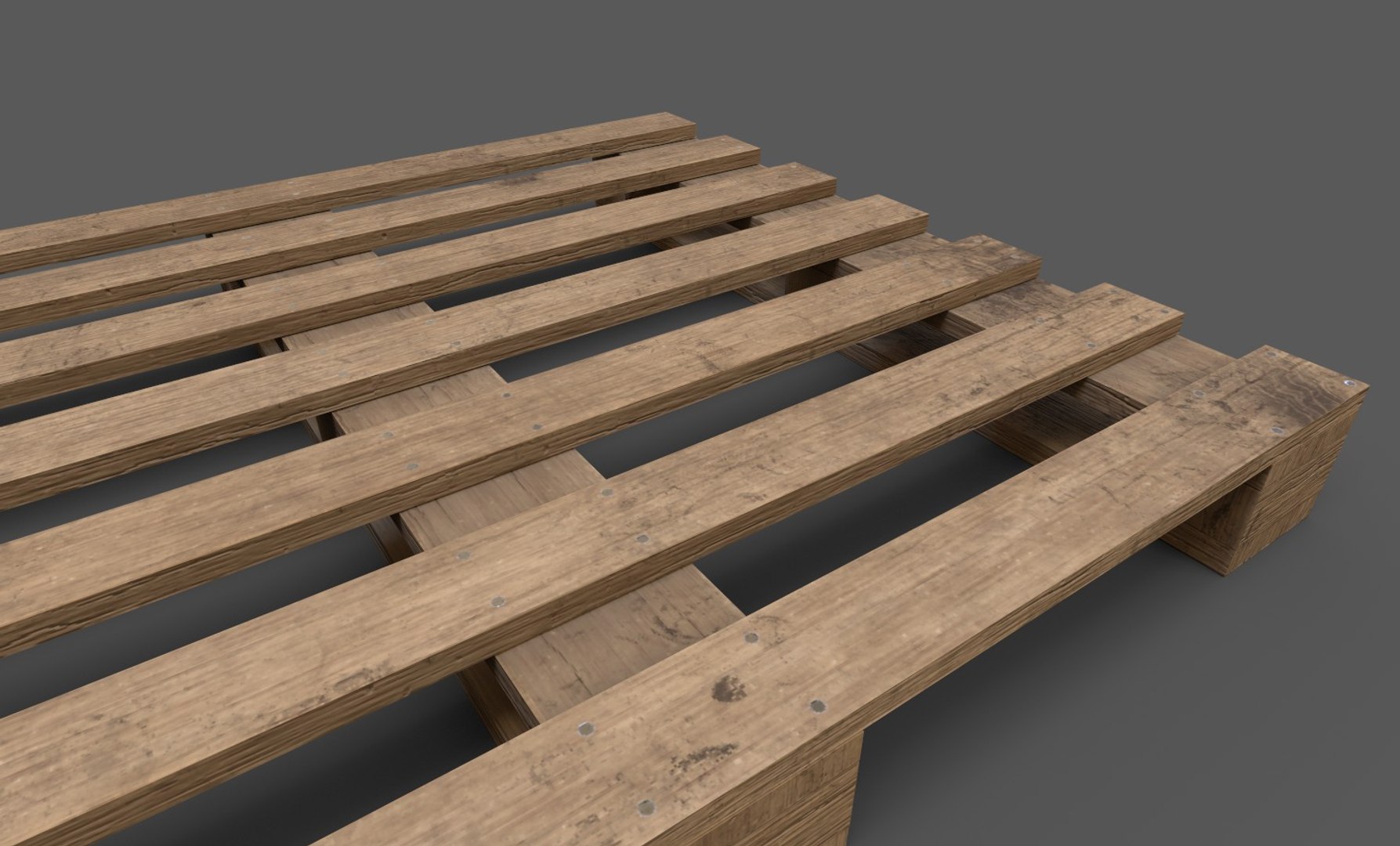 Wooden Pallet 3D Model - TurboSquid 2179363