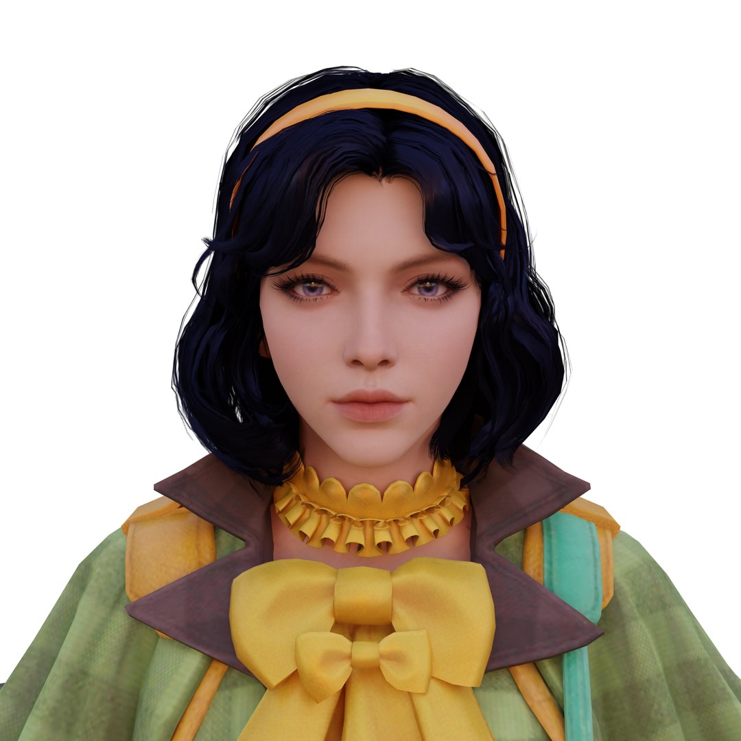 PUBG Mobile Anna Charakter - Waldabenteurer 3D-Modell - TurboSquid 1834807