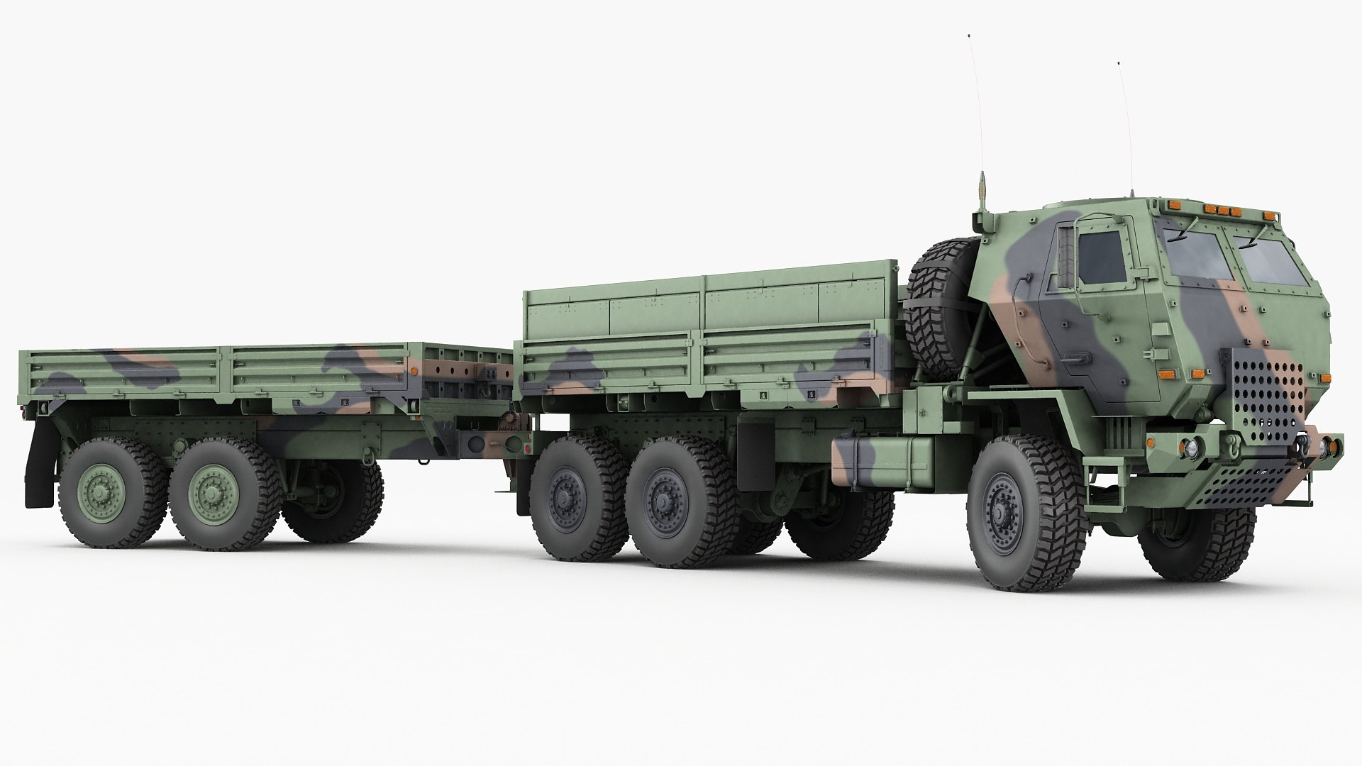 3D model m1083 m1095 mtv trailer - TurboSquid 1554328