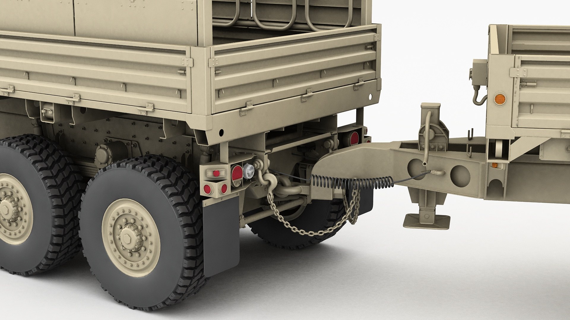 3D model m1083 m1095 mtv trailer - TurboSquid 1554328