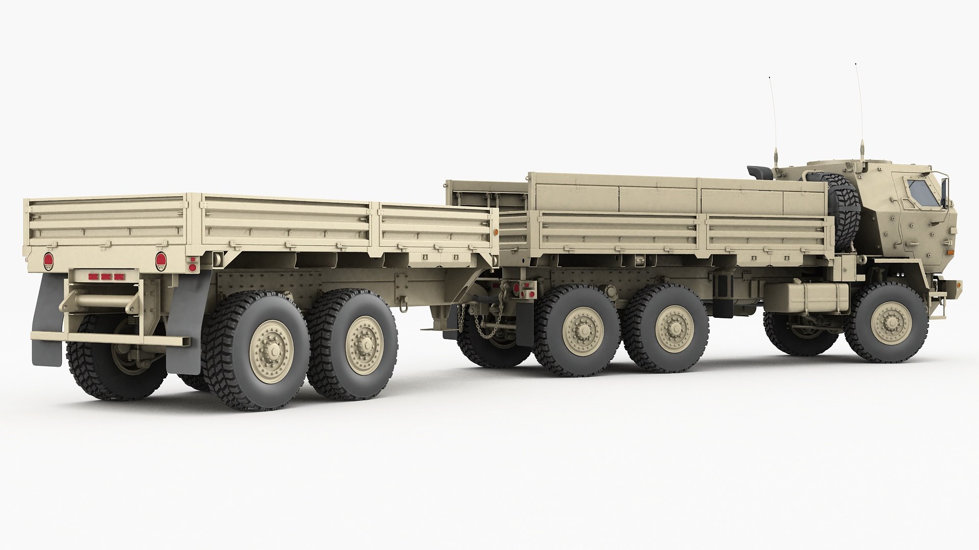 3D model m1083 m1095 mtv trailer - TurboSquid 1554328