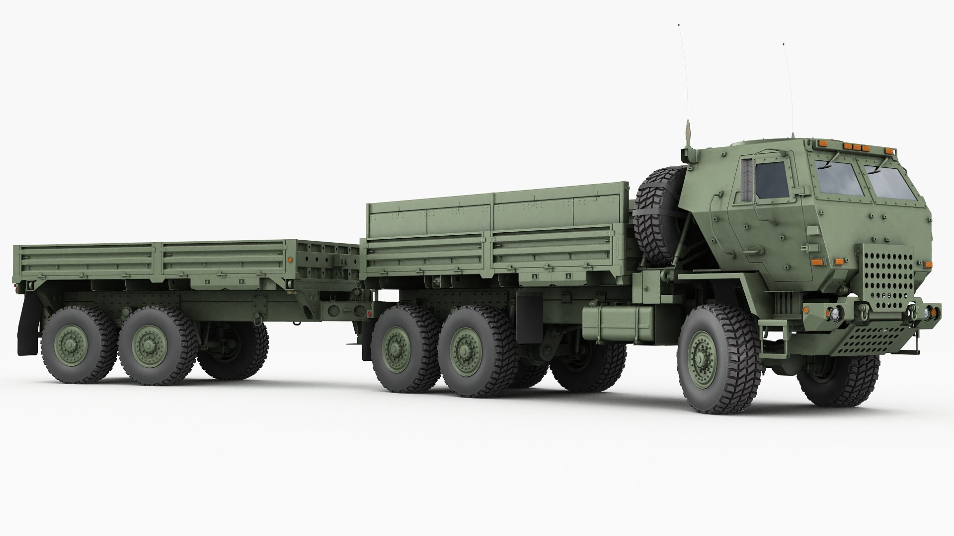 3D model m1083 m1095 mtv trailer - TurboSquid 1554328