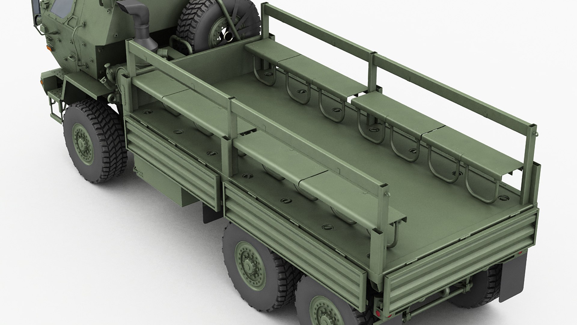 3D Model M1083 M1095 Mtv Trailer - TurboSquid 1554328