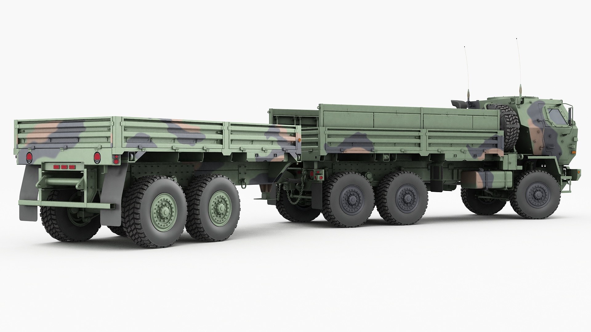 3D model m1083 m1095 mtv trailer - TurboSquid 1554328