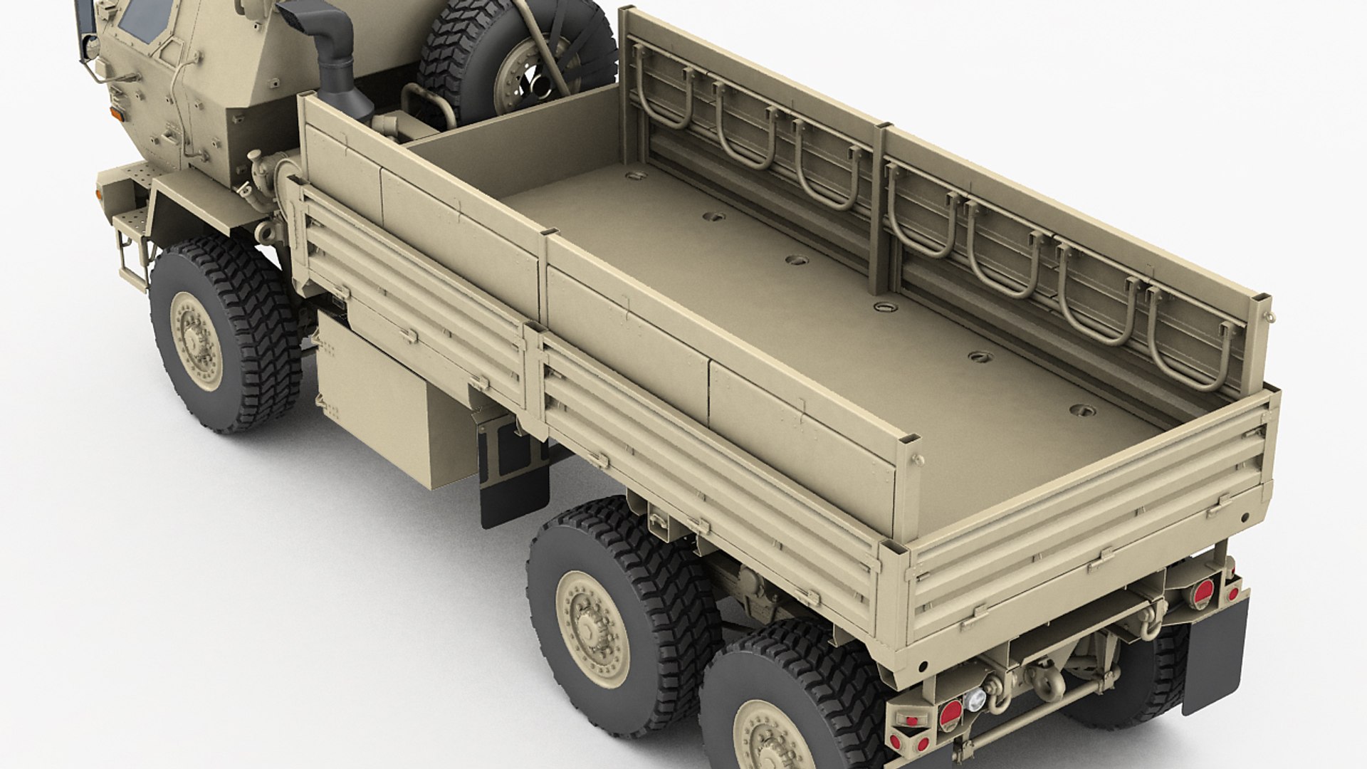 3D Model M1083 M1095 Mtv Trailer - TurboSquid 1554328