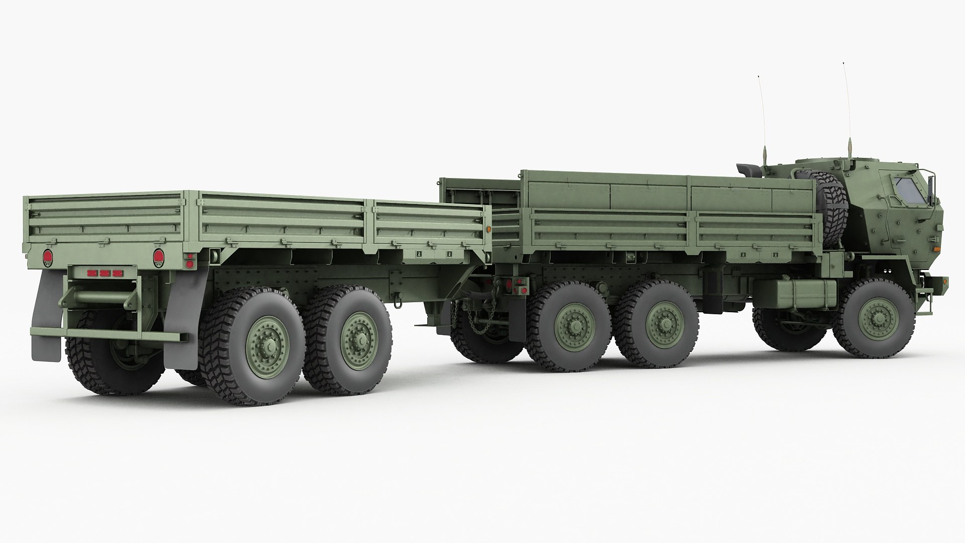 3D model m1083 m1095 mtv trailer - TurboSquid 1554328