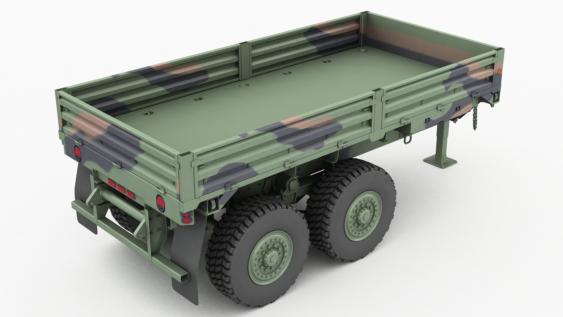 3D Model M1083 M1095 Mtv Trailer - TurboSquid 1554328