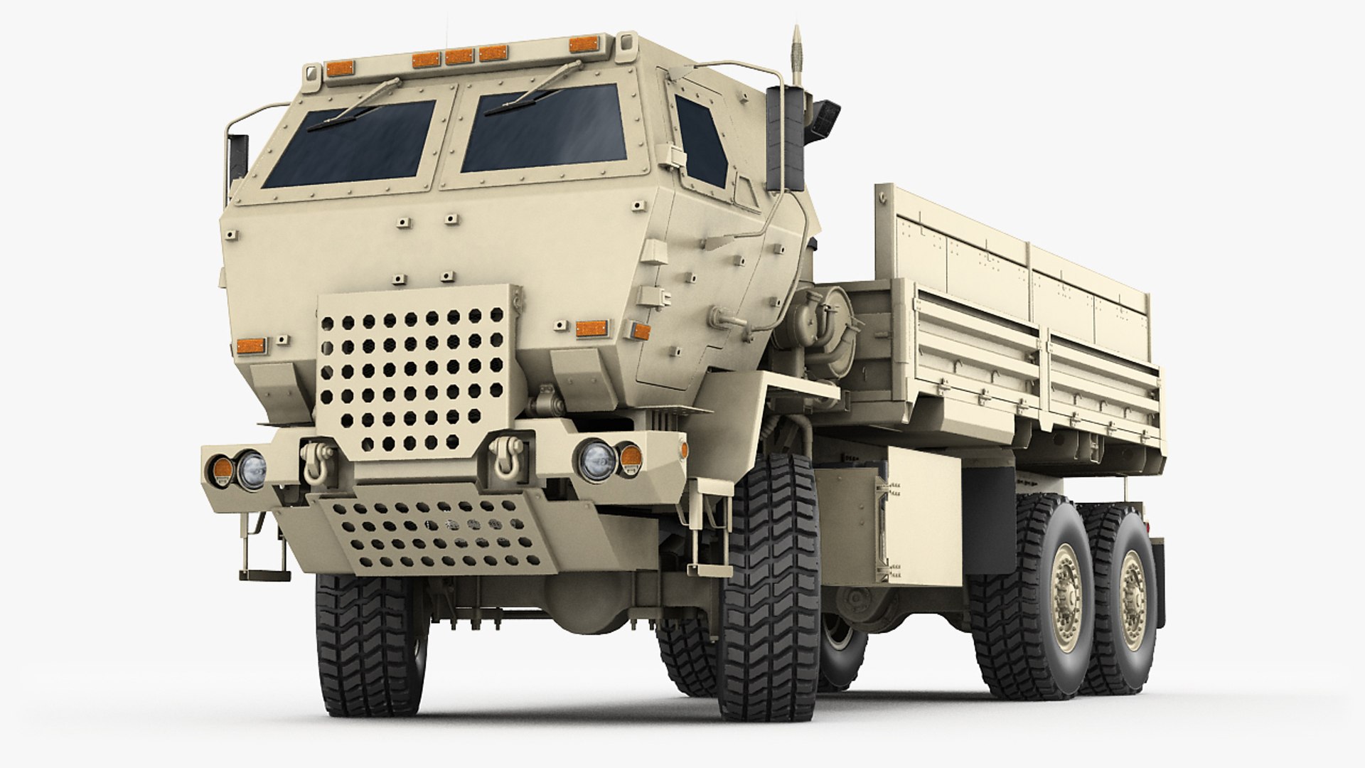 3D Model M1083 M1095 Mtv Trailer - TurboSquid 1554328