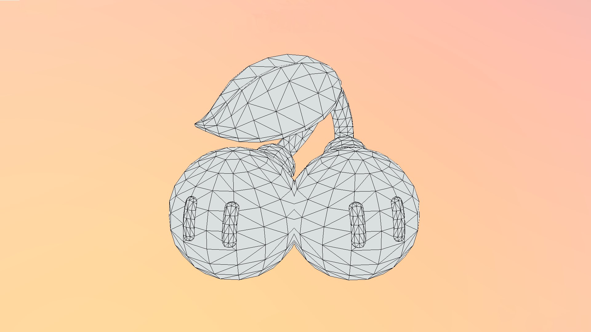 3D Double Cherry - Super Mario 3D World - TurboSquid 2210746