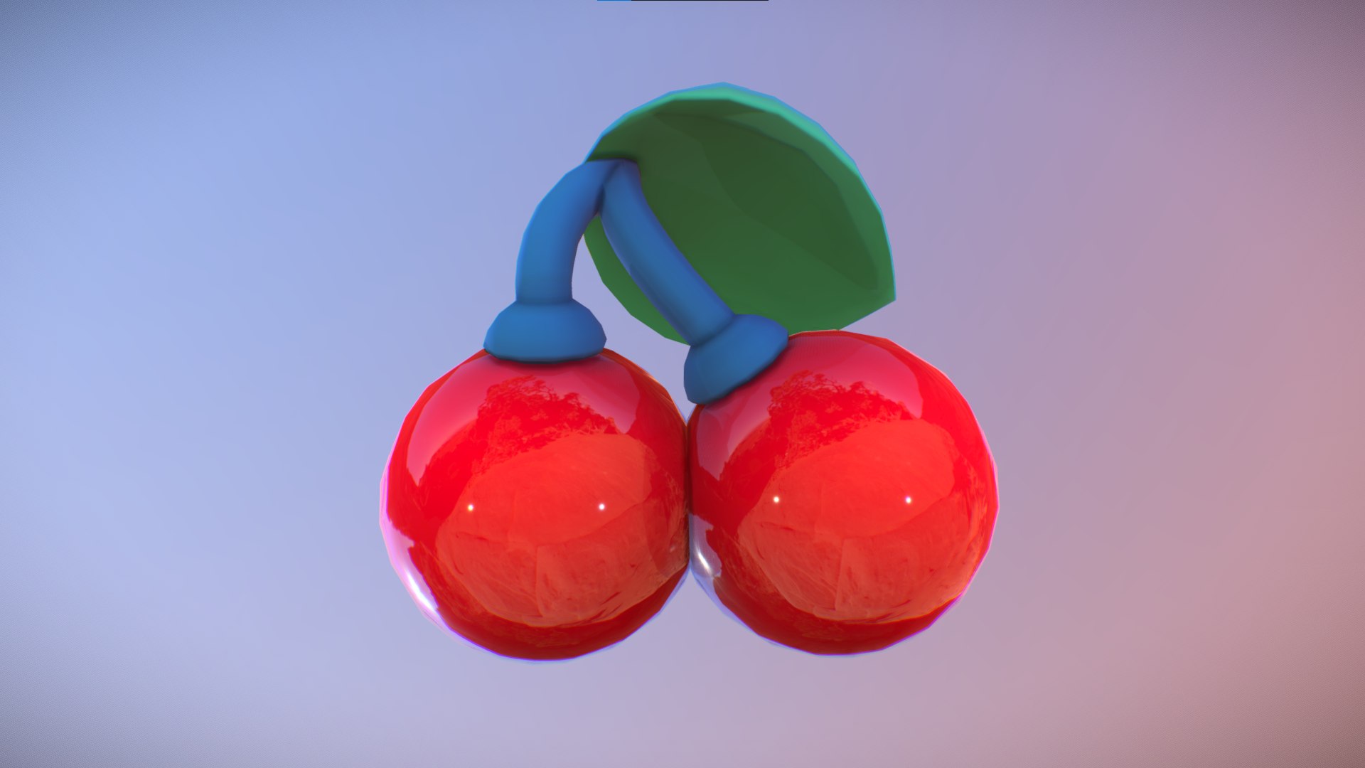 3D Double Cherry - Super Mario 3D World - TurboSquid 2210746