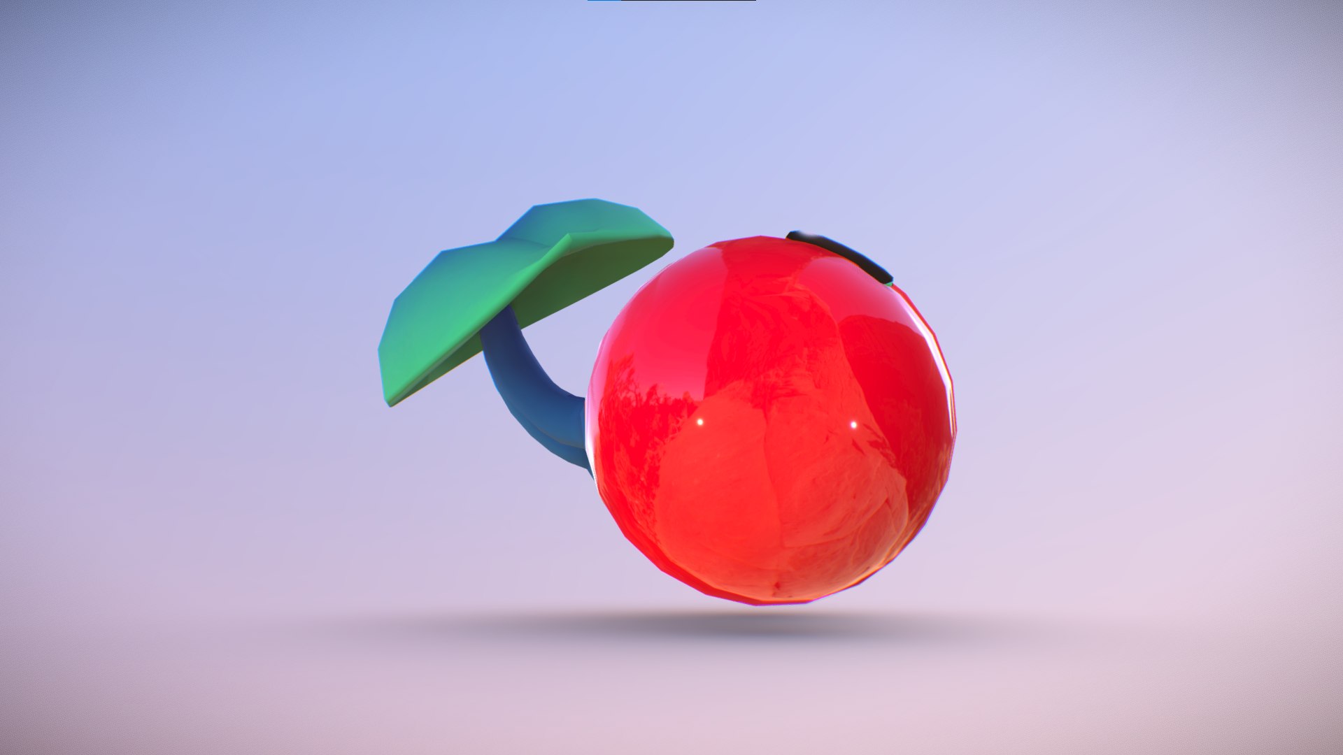 3D Double Cherry - Super Mario 3D World - TurboSquid 2210746