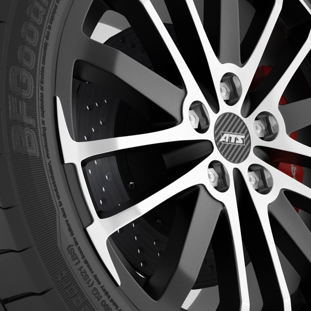3d model wheel ats x-treme