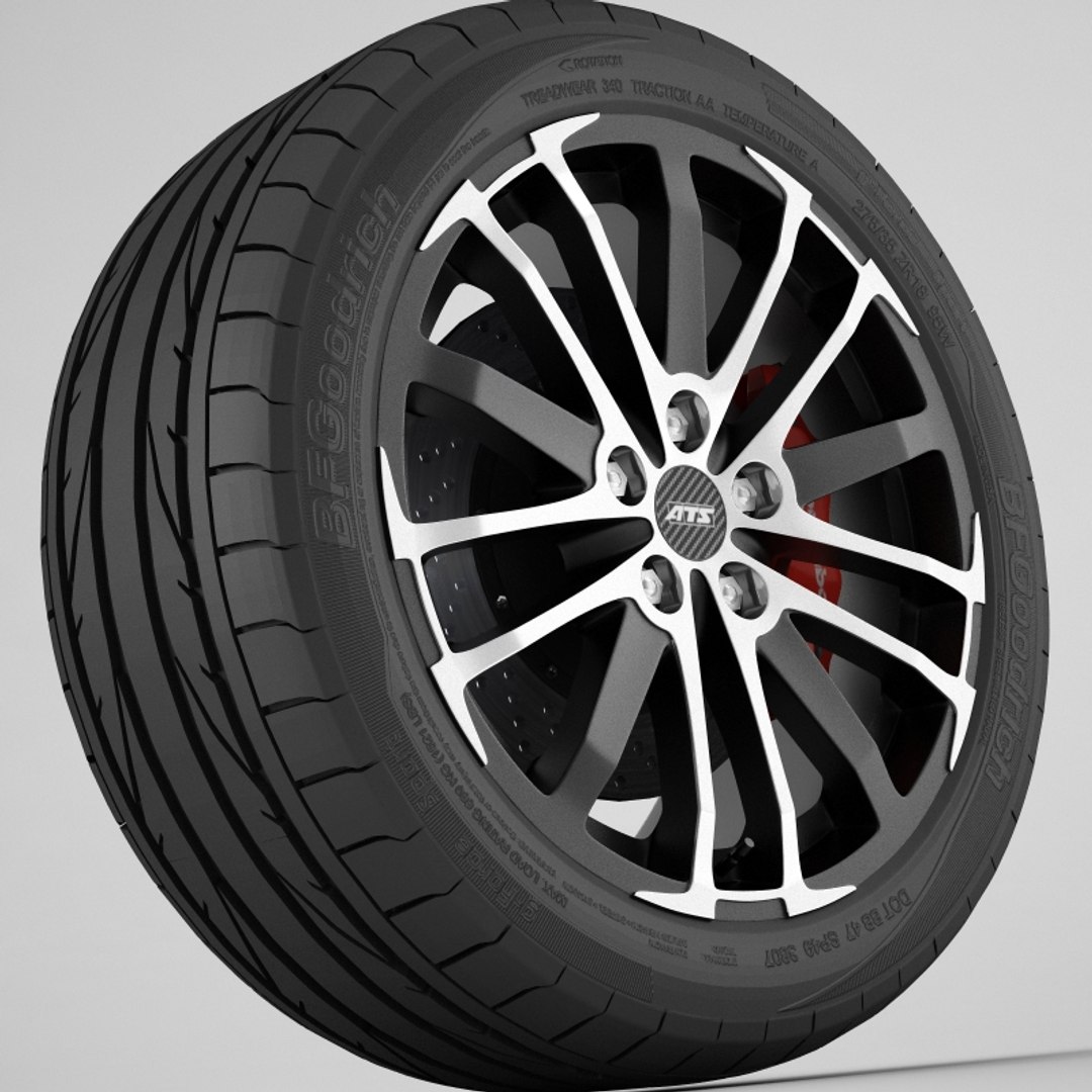 3d model wheel ats x-treme