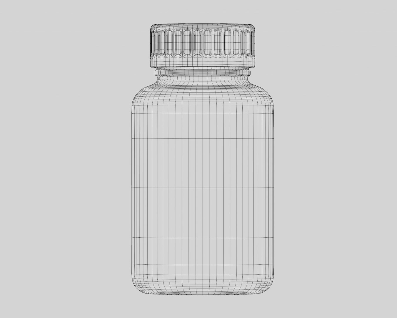 Supplement Bottle 3D Model - TurboSquid 2125537
