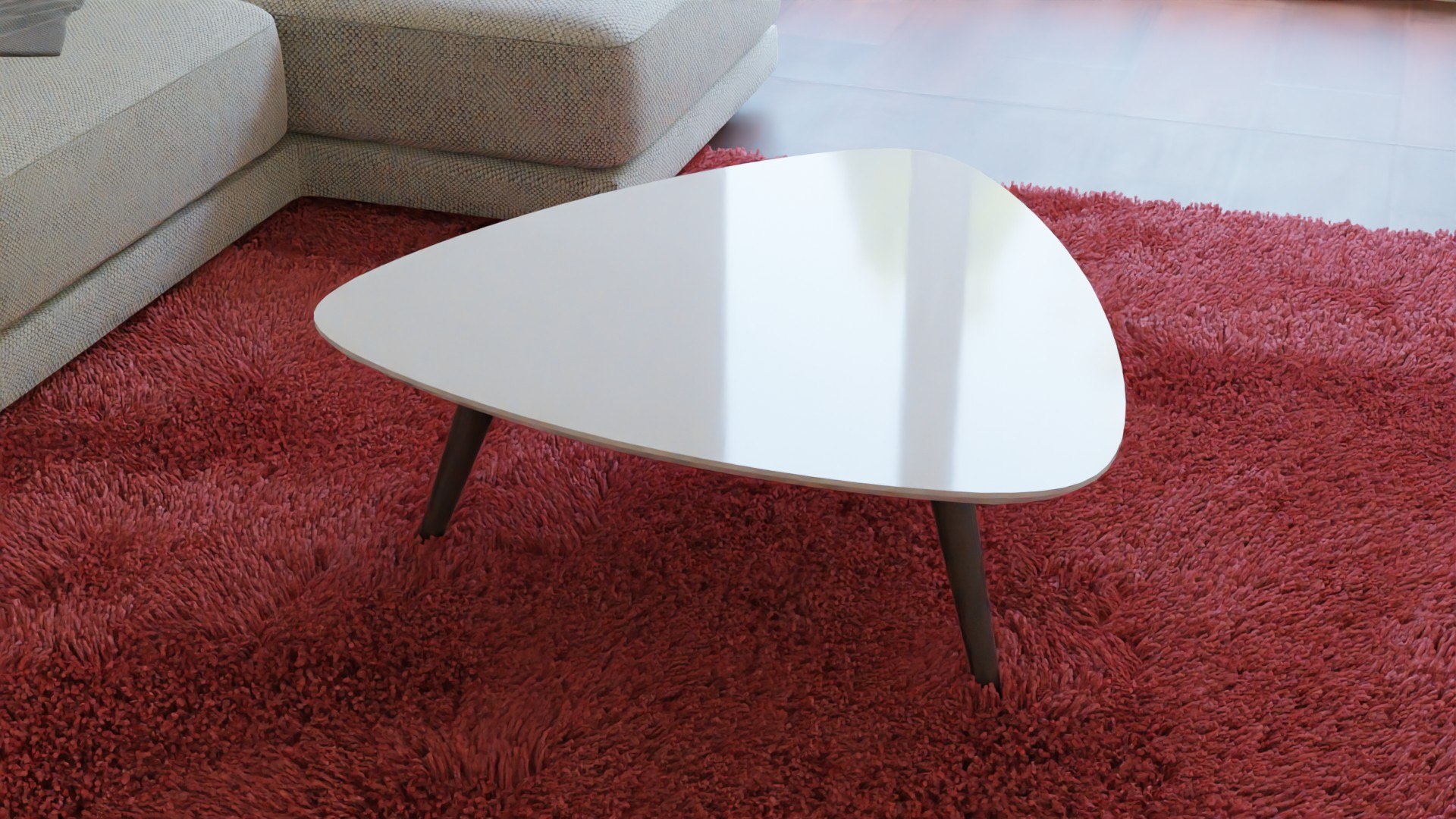 Modern Triangle Coffee Table 3D model - TurboSquid 2151011