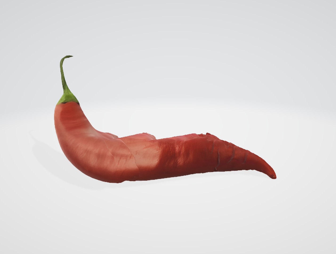 Cut Hot Pepper Detailed Realistic 3D Asset Model - TurboSquid 2284887