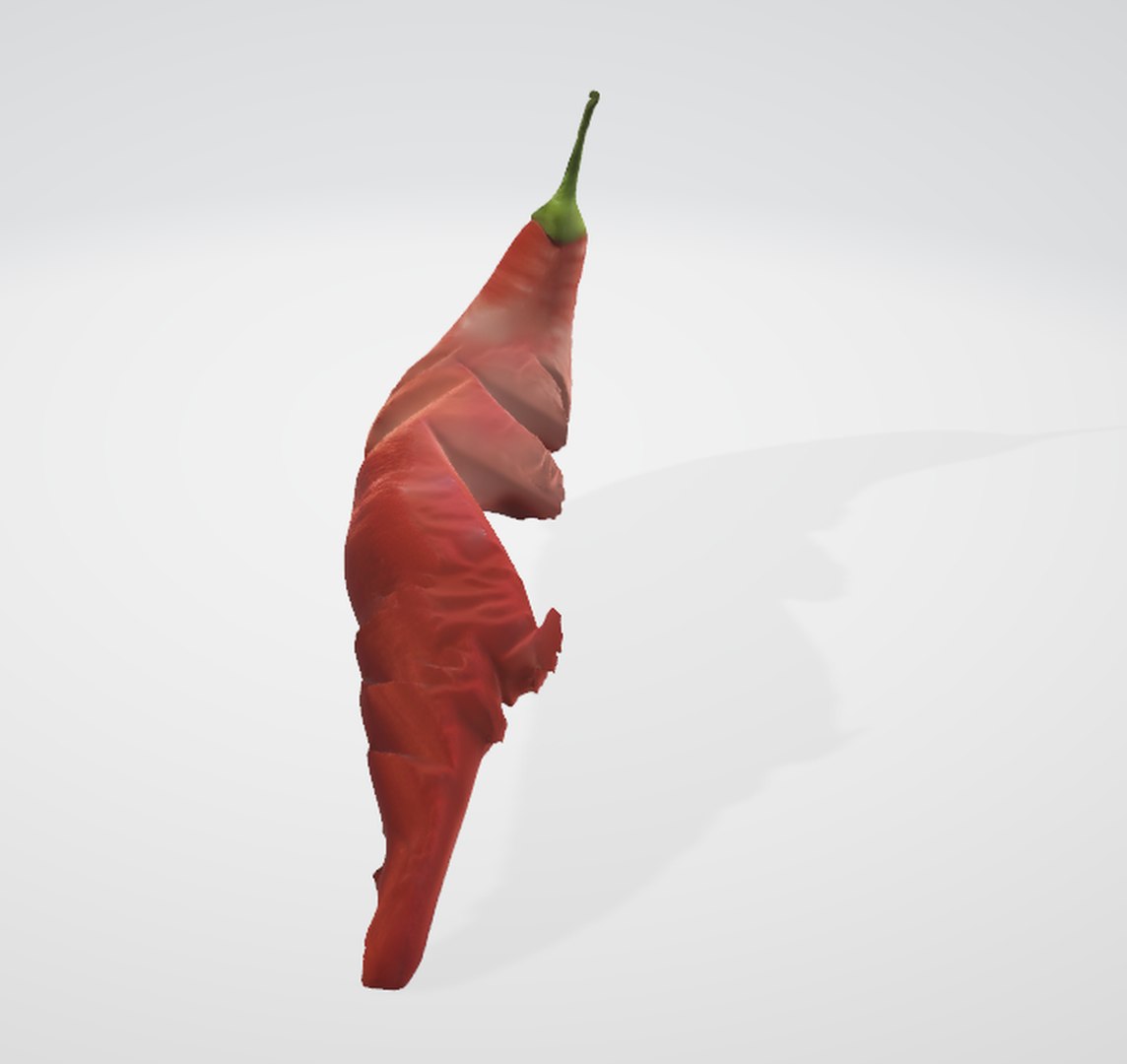 Cut Hot Pepper Detailed Realistic 3D Asset Model - TurboSquid 2284887