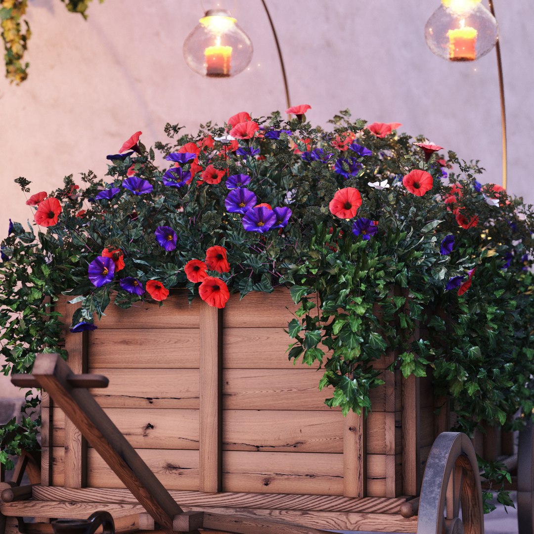 Brackets Flowers 3d Max