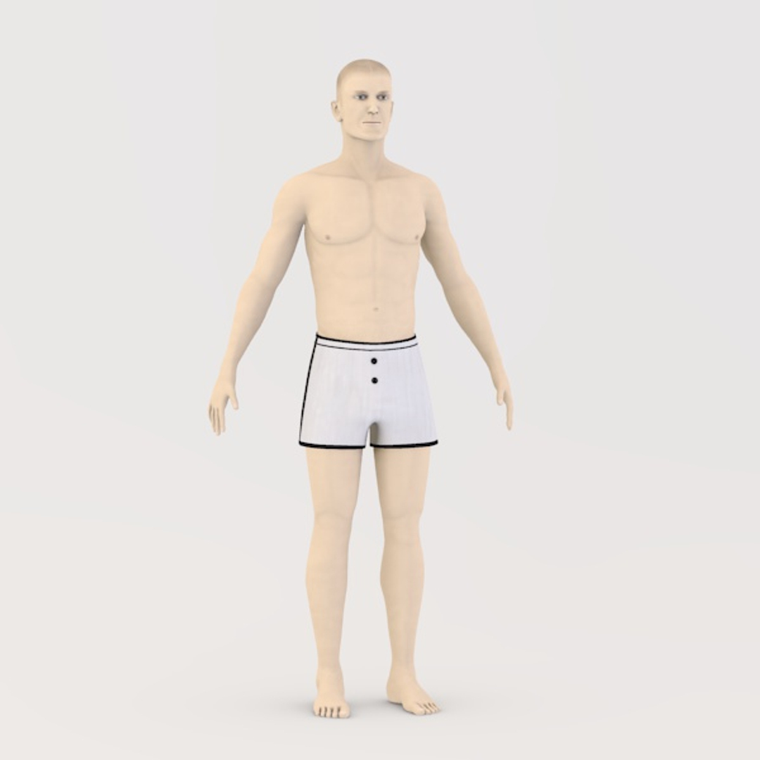 peter male character 3d model
