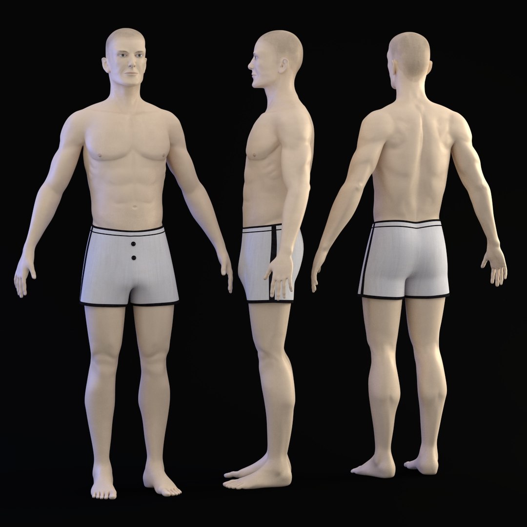 peter male character 3d model