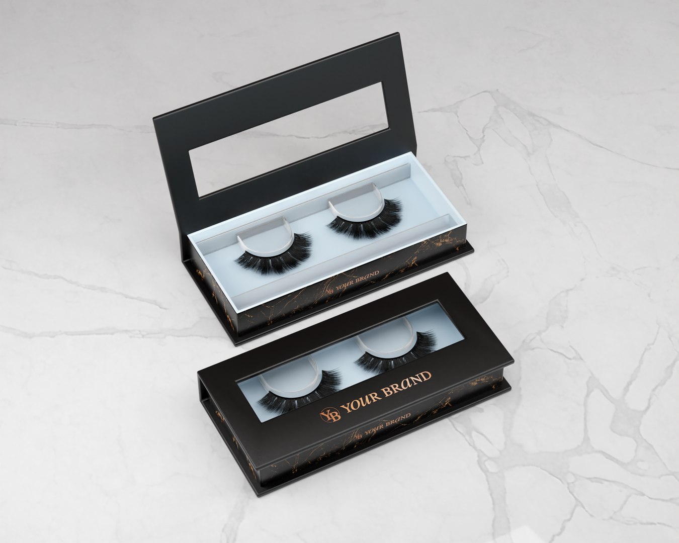 Eyelash Box Packaging Box 3D Model - TurboSquid 2326006