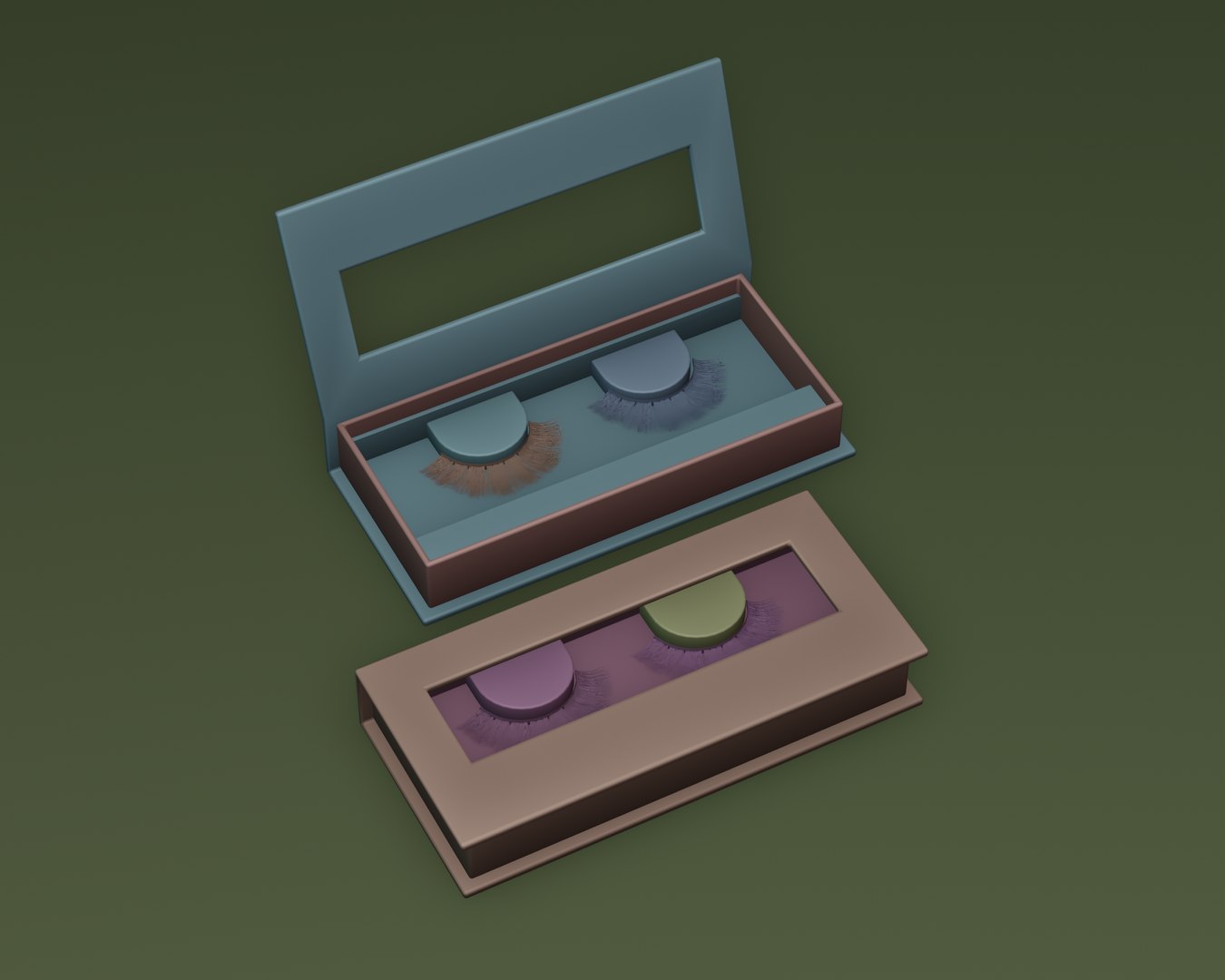 Eyelash Box Packaging Box 3D Model - TurboSquid 2326006