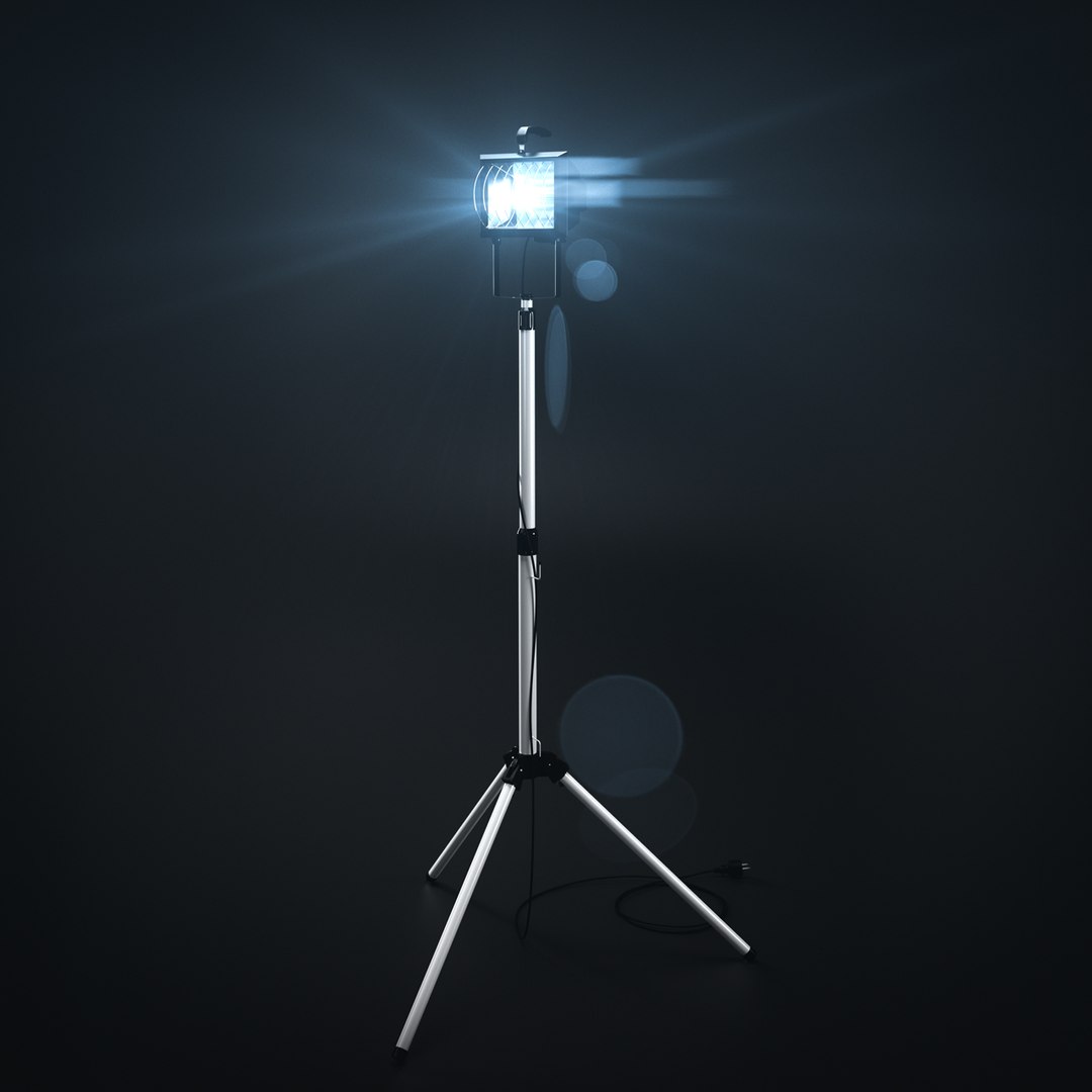Construction Light 3d Model