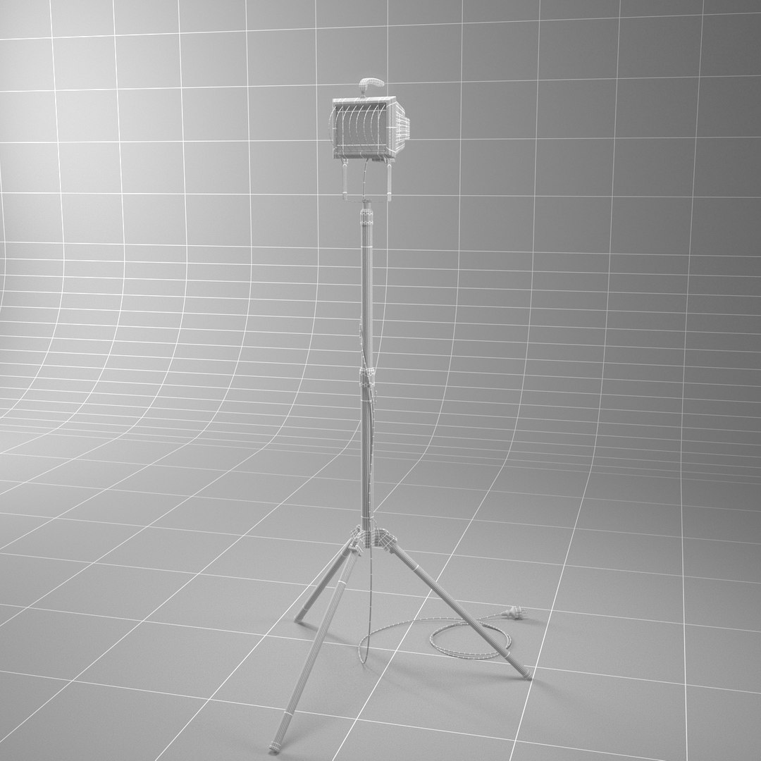 Construction Light 3d Model