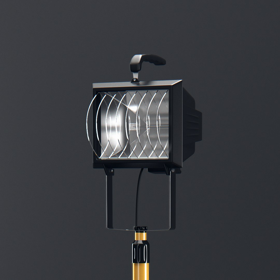 Construction Light 3d Model