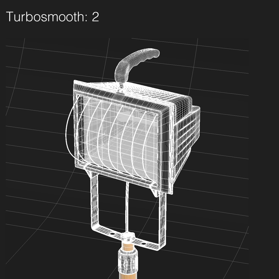 Construction Light 3d Model