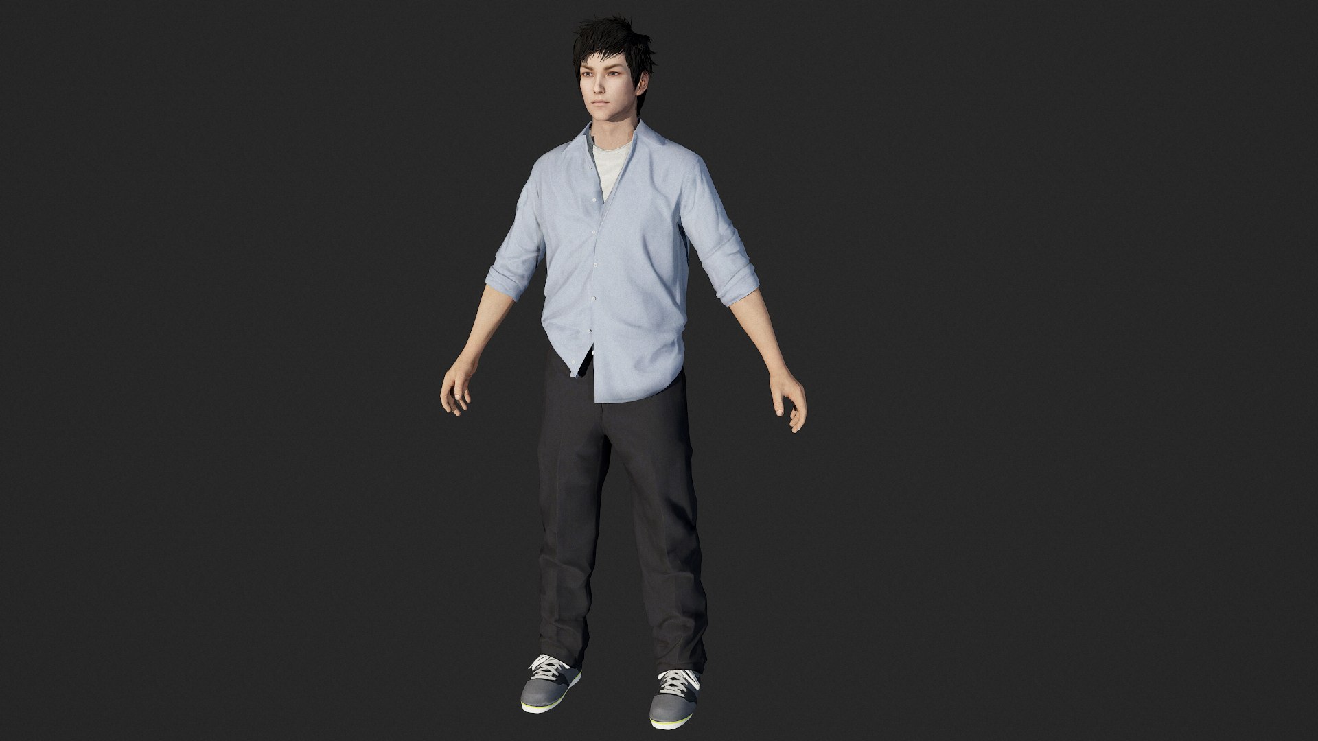 Asian Young Man 3D Model - TurboSquid 2146825