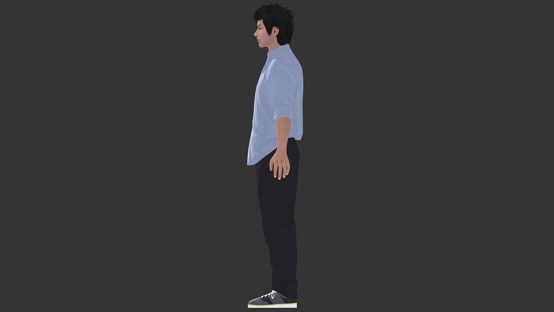 Asian Young Man 3D Model - TurboSquid 2146825