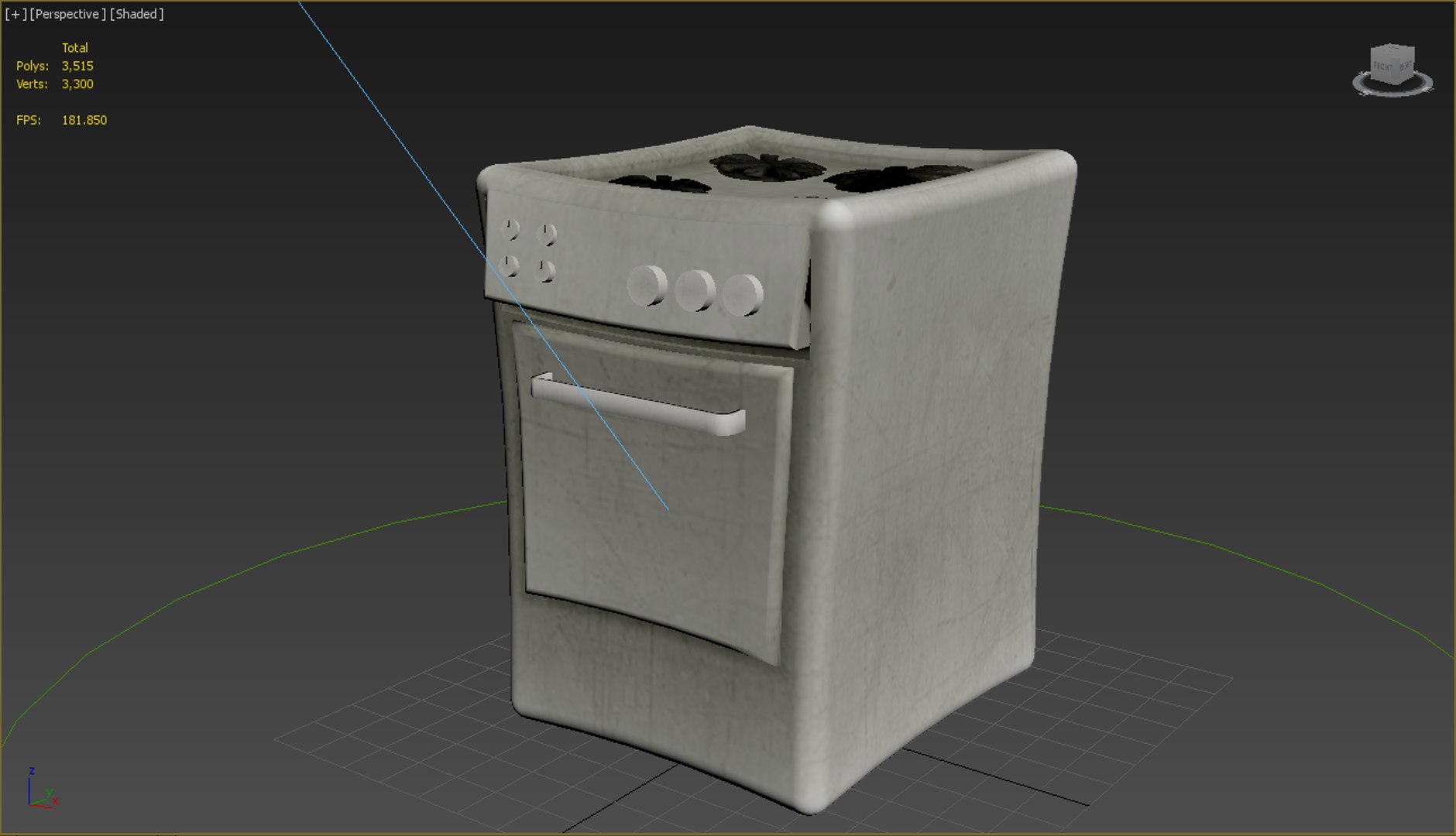 Stove Model - TurboSquid 1365496