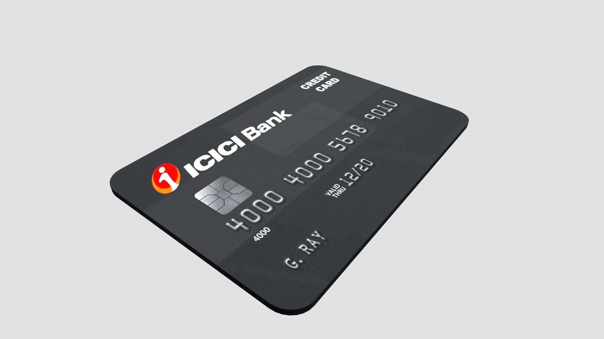 Credit Card 3D Model - TurboSquid 2331172