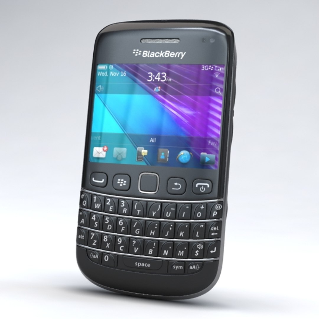 3d model of blackberry bold 9790